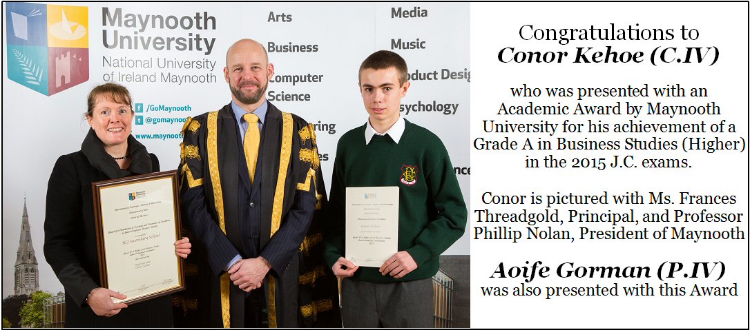 Conor Kehoe, Maynooth | FCJ Secondary School